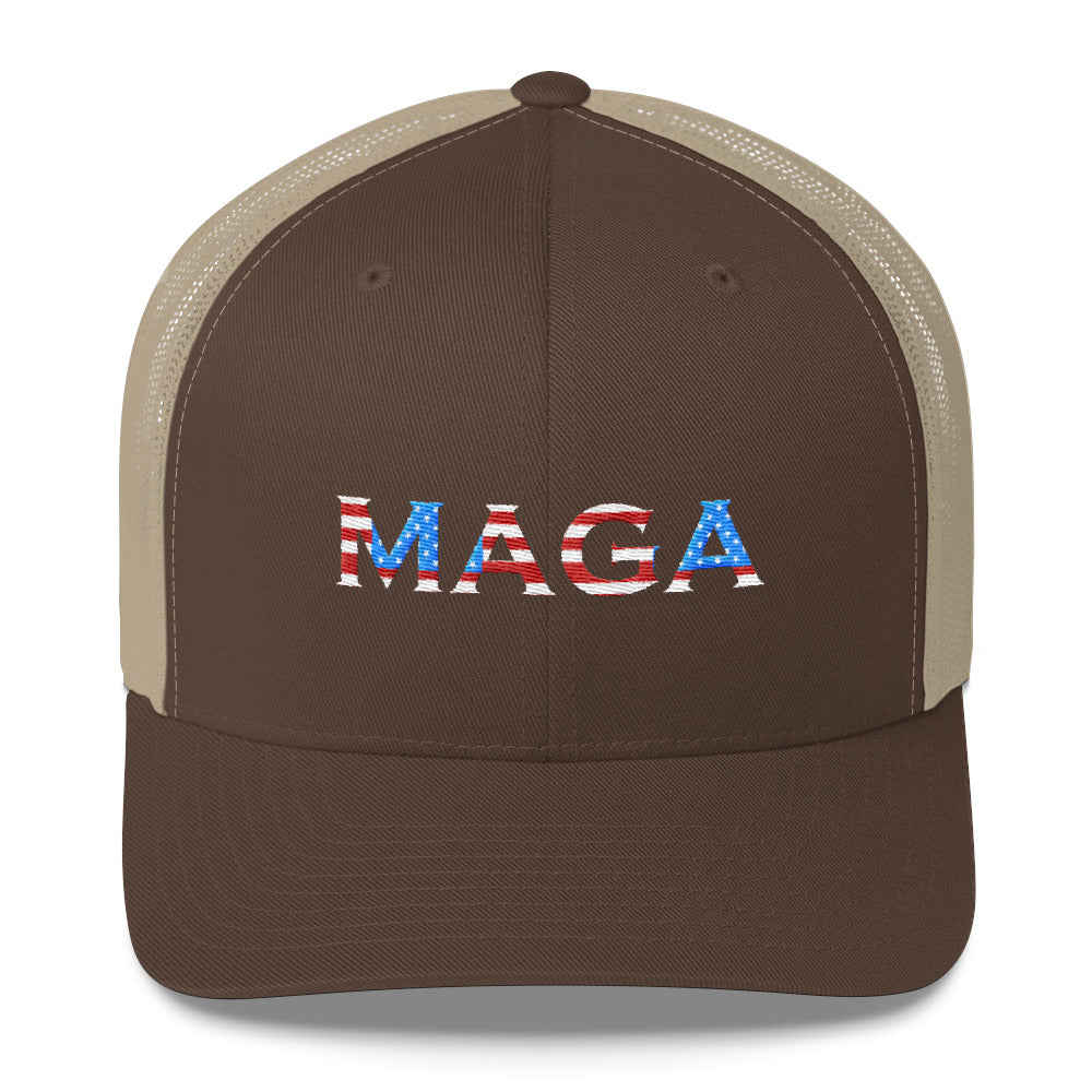 MAGA RED WHITE AND BLUE HAT – Pepe's Perfection